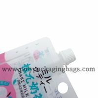 China Tomato Sauce Packaging 100mic Stand Up Pouch With Spout / Spouted Pouch Bags for sale