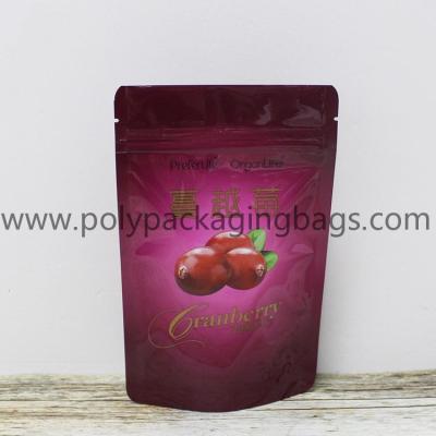 China Food Grade 120mic Stand Up Aluminum Foil Ziplock Bags for sale