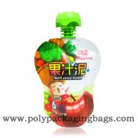 China 90ml Stand Up Pouch With Spout For Juice Spouted Pouch Bags For Apple Juice for sale