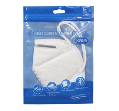 China 150 Micron Resealable Ziplock Packaging Bags For Face Mask for sale