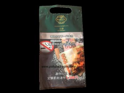 China OPP LDPE Laminated Cigar Plastic Bags With Hand Hole for sale