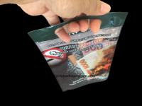 China OPP LDPE Laminated Cigar Plastic Bags With Hand Hole for sale