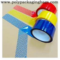 China Offset Printing Perforated Tamper Proof Tape For Carton Package for sale