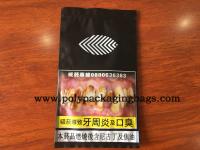China Zipper Top OPP LDPE Cigar Humidor Bags With Humidifier for sale