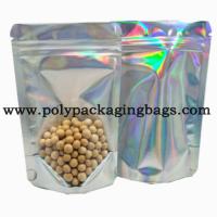 China 9C Mylar Foil Stand Up Zip Top Storage Bag For Cosmetic for sale