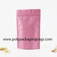 China Smell Proof Standing Aluminium Foil Ziplock Pouches for sale