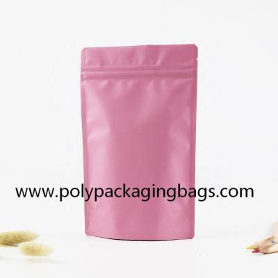 China Smell Proof Standing Aluminium Foil Ziplock Pouches for sale