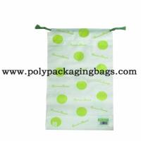 China 0.16mm Thickness Frosted EVA Plastic Drawstring Bags for sale