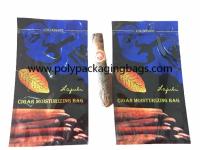 China Custom Printed High Quality Cigar Leaves In Plastic Composite Packaging Bags for sale