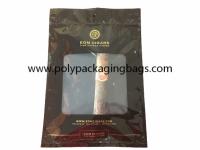 China Black classic cigar zipper bag with transparent windows and moisturizing sponge for sale