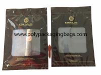 China Black classic cigar zipper bag with transparent windows and moisturizing sponge for sale