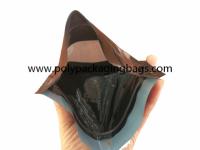 China Black classic cigar zipper bag with transparent windows and moisturizing sponge for sale