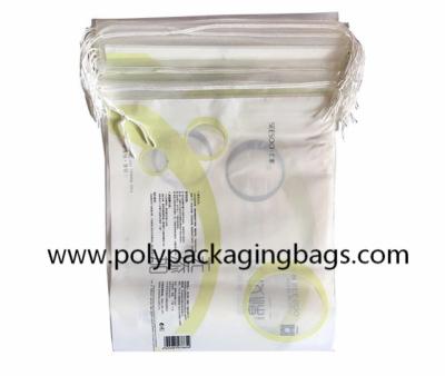 China Waterproof Thickness 0.04mm CPE Plastic Drawstring Bag for sale