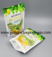 China Aluminum Foil Stand Up Ziplock Bag Stand Up Pouch With Zipper For Dried Mango Packing for sale