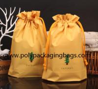 China Custom LDPE Rope Tote Bag / Bundle Mouth Gift Packing Bag for sale