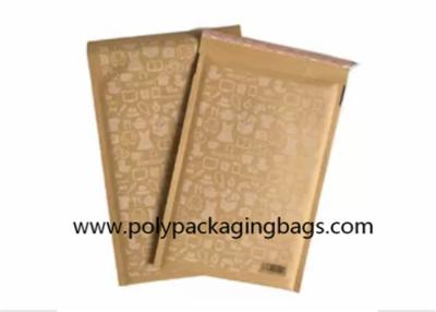 China OEM Browm Kraft Bubble Mailers with Hot Melt Adhesive Glue for sale
