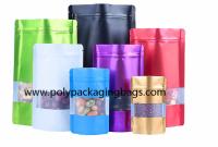 China Resealable Stand Up Aluminium Foil Packaging Bags For Dried Fruits for sale