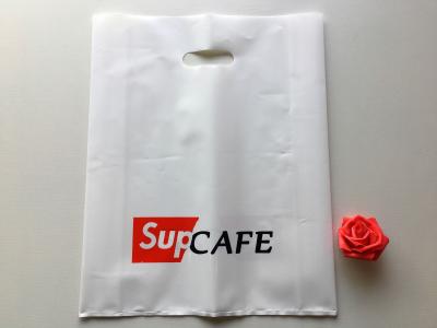 China Gravure Printing HDPE Die Cut Handle Plastic Bag for sale
