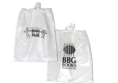 China Hotel laundry, family storage, travel out, white PE beam-mouth packaging bag for sale