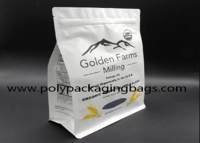 China Gravure Printing Eight Sided Aluminum Foil Plated Plastic Ziplock Bags for sale