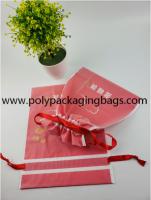 China Recyclable drawstring plastic  Cotton Ropes  bags/Women and children all like the New Year red gift bag for sale