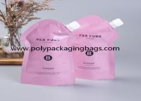 China 1000ml Color Printing Beverage Self Suction Nozzle Packaging Bag With Spout for sale