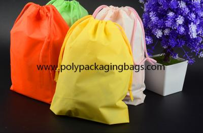 China 0.08mm PE CPE Drawstring Underwear Bags For Laundry for sale