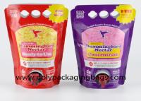China Double Bottom 1.5L 3L 5L Aluminum Foil Spouted Pouches Packaging Bags With Spigot for sale