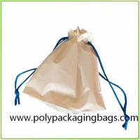 China Clothing Packaging Poly Bags With Drawstring For Shopping / Sports / Travel / Party for sale