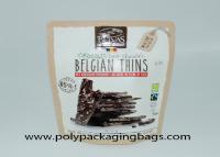 China Confectionery CMYK Pantone Stand Up Kraft Paper Ziplock Bag for sale
