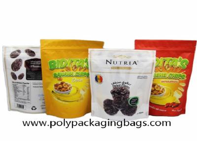 China SGS Zipper Top Gravure Printing Aluminum Foil Packaging Bags for sale