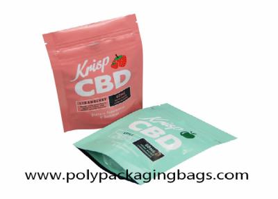 China CMYK Panton Printing Child Resistant Zipper 200 Micron Self Sealing Bag for sale