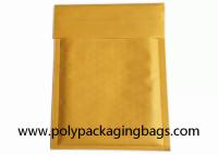 China Recyclable 6 Color Printing Yellow Kraft Bubble Mailer for sale
