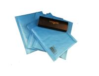 China Eco Friendly 2 Sided Protection Blue Kraft Bubble Mailer for sale
