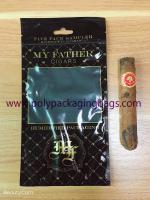 China Cigar Packaging Bags With Zipper,And Tacco Bag With Humidification System for sale