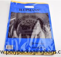 China 35x45mm 0.09mm Thickness Cigar Ziplock Bags With Hanging Hole for sale