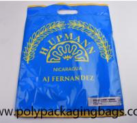 China 35x45mm 0.09mm Thickness Cigar Ziplock Bags With Hanging Hole for sale