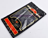 China Moisture Proof Plastic Cigar Packaging Bag With Resealable Ziplock for sale