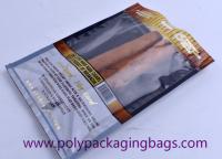 China Custom Moisturizing Cigar Bag / Plastic Cigar Wet Bag W130 X L220mm Size for sale