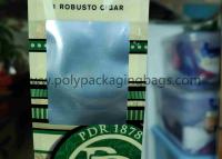 China 8mm Hang Hole Plastic Sponge Layer Ziplock Cigar Bag for sale