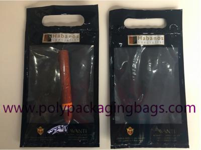 China Wholesale Plastic Ziplock Humidity Fresh Keeping Cigar Wrapping Bags for sale