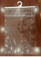 China High Transparent 0.04mm BOPP Coat Bag Hanger for sale