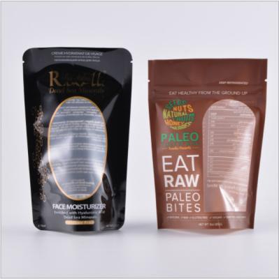 China Gravure Printing OPP Ziplock Stand Up Pouches With Transparent Window for sale