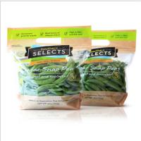 China Gravure Printing Transparent CPP Fruit Packaging Bags With Portable Hole for sale