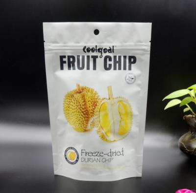 China SGS Dried Durian Stand Up Ziplock Pouch With Colorful Gravure Printing for sale