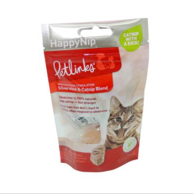 China Ziplock 200 Micron PET AL PE Resealable Cat Food Bag for sale