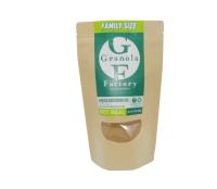 China SGS Resealable 0.07mm Kraft Stand Up Pouch With Transparent Window for sale
