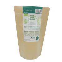 China SGS Resealable 0.07mm Kraft Stand Up Pouch With Transparent Window for sale