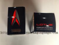 China Resealable Ziplock Cigar Bags And Display Boxes for sale