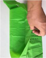 China Polythene PBAT Cornstarch Carrier Bags Heat Seal Flexo Printing ROHS Approved for sale